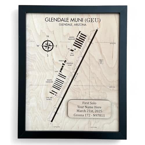 Amazon.com: Personalized First Solo Flight Plaque, Pilot Gifts ...