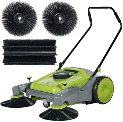 Amazon.com - GreenSweep - Walk Behind Manual Push Floor Sweeper - 5 ...