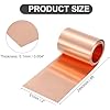 sourcing map Pure Copper Sheet Roll, 0.1mm 22Ga Thick T2 Copper ...