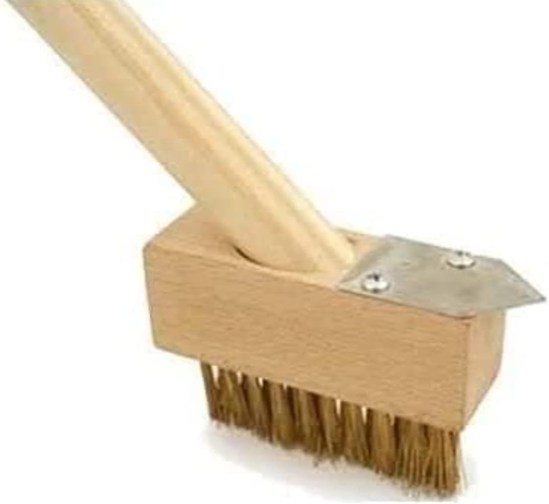 PATIO WEED WIRE BRUSH BLOCK PAVING GARDEN WEED SCRAPER BRUSH 30cm LONG ...