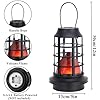 Amazon.com: TRIROCKS Flameless Fireplace Lantern Set of 2, 5"x5"x8 ...