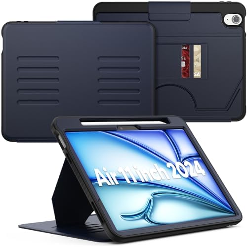 Amazon.com: SEYMAC for iPad Air 11 inch Case 2024 M2, for iPad Air 6th ...