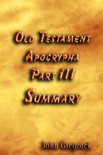 Amazon.com: Summary Old Testament Apocrypha (part 3) eBook : Gregorek ...