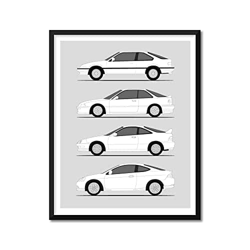 Amazon.com: Acura Integra (Honda Integra) Evolution Generations ...