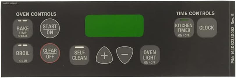 Amazon.com: MaksPRO WB27T10517 Faceplate Graphics Asm fits Range ...