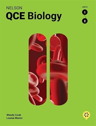 Nelson QCE Biology Units 1 & 2 + Nelson MindTap - Munro,Louise, Cook ...