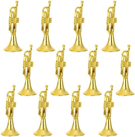 Amazon.com: CYISONAL 21 Pcs Mini Gold Musical Instruments Christmas ...