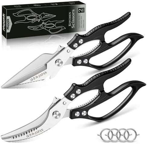 Amazon.com: Huusk Heavy Duty Kitchen Scissors Set – All Purpose ...