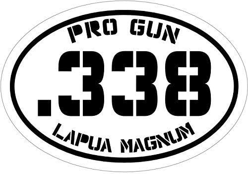 Amazon.com: 338 Lapua Decal - Black Pro Gun .338 Magnum : Sports & Outdoors
