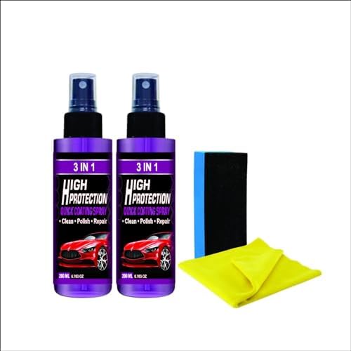 SWISS GOLD Car Shine 3-in-1 High Protection Car Polish Spray 200ml ...