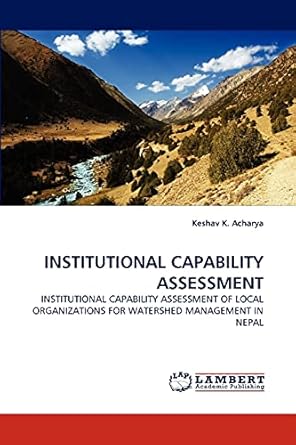 Amazon.com: INSTITUTIONAL CAPABILITY ASSESSMENT: INSTITUTIONAL ...