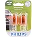 Philips 7440NA LongerLife Miniature Bulb, 2 Pack, Headlight Bulbs ...