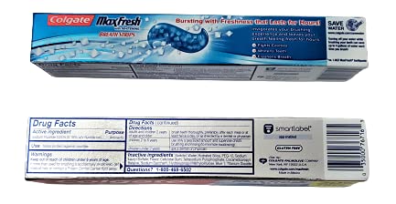 Snapklik.com : Colgate Max Fresh Knockout Gel Travel Size Toothpaste