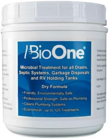 Amazon.com: BioOne Organic Drain and Septic Maintainer and Clog Remover ...
