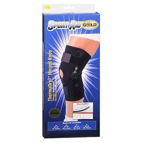 Amazon.com: Knee SUP HINGD THRMDRY S-A GLD Size: LGE : Health & Household