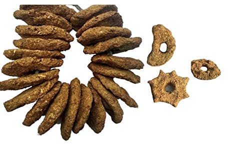 ARSDEWY Cow Dung Mala for havan Hand Made Desi Gau ke kande/Badkulle (1 ...