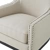 Amazon.com: Steve Silver Roswell Wingback Modern Profile, Scalloped ...