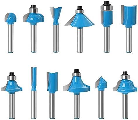 Carbide Tipped Router Bits Set, Tungsten Carbide Router Bits Set 1/4 ...