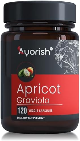 Amazon.com: Ayorish Apricot with Soursop Graviola Extract Capsule - 120 ...