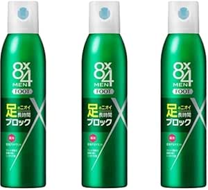 Amazon.co.jp: フットスプレー 8x4メン エイトフォーメン 135g 【まとめ買い】3本セット : ビューティー