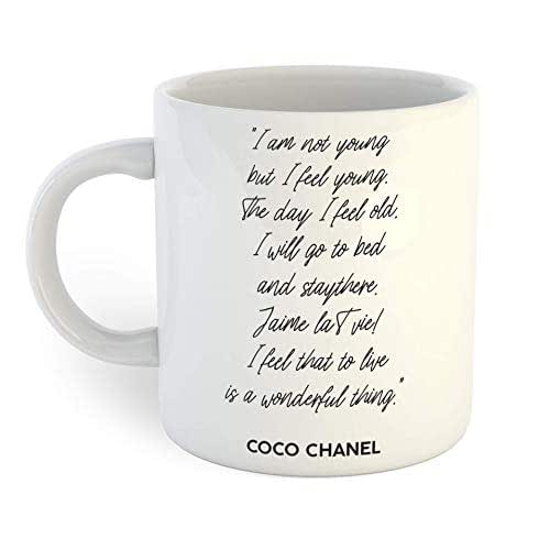 Amazon.com: Coco Chanel Quote Coffee Mug : Home & Kitchen