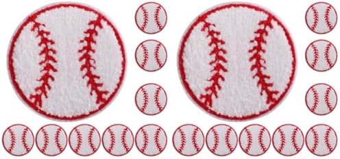 Amazon.com: Lesonwo 4 PCS Baseball Patch, 3"x3" Baseball Iron on/Sew on ...