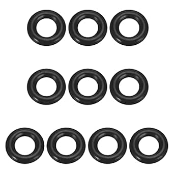 Othmro 10pcs Nitrile Rubber O-Rings, 1mm Wire Dia 3.5mm OD Metric ...