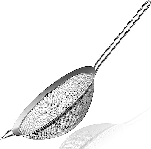 Chef Aid 16cm Long Handled Metal Sieve, Kitchen Essential Tool and ...