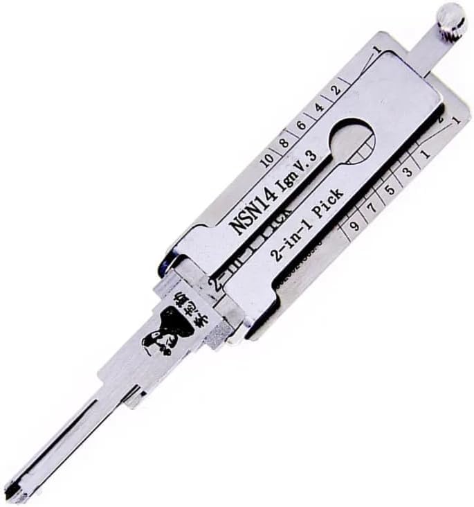 TPM Go HU101 2-in-1 Pick,Car Key Reader,Lock Pick Decoder for Auto ...