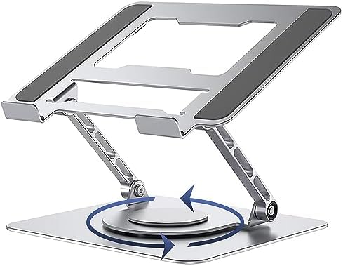 Amazon.com: Peymoxra Laptop Stand Aluminum Computer Stand for Desk with ...