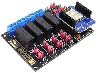CANADUINO® Wi-Fi Relay 4-Channel DIY Soldering Kit - I2C and Parallel ...