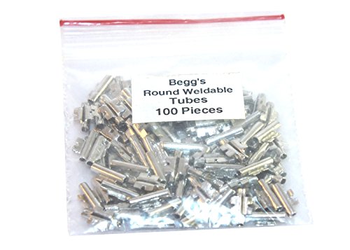 ADDLER Dental ortho Begg Round Weldable metal bracket tube loose 100 ...
