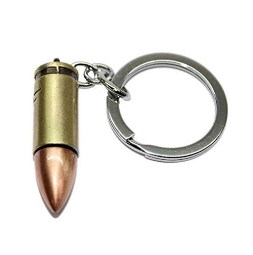 SHOPEE Metal Silver Bullet Keychain : Amazon.in: Fashion