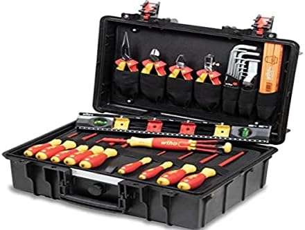 Wiha Lehrlingskoffer für Elektroinstallation I bestückt 34 teilig I VDE ...
