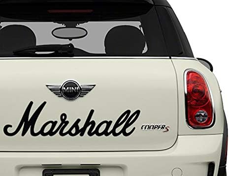Amazon.com: Marshall Amplification Black Bands Automotive Decal/Bumper ...