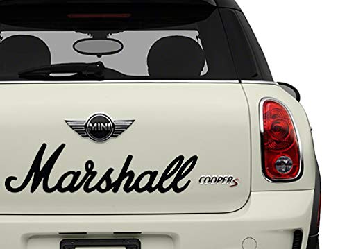 Marshall Amplification Black Bands Automotive Decal/Bumper Sticker ...