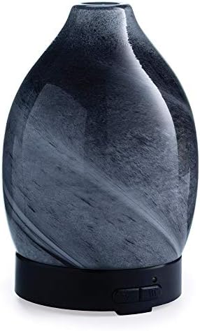 Amazon.com: Airome Obsidian Medium Hand-Blown Glass Essential Oil ...
