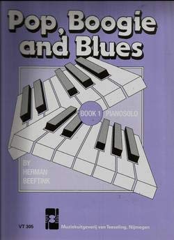 Pop, Boogie & Blues for Easy Piano Solo Book 1: Herman Beeftink: Amazon ...