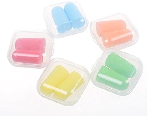 Amazon.com: 5 Pairs Soft Foam Hearing Protection Earplugs with Case ...