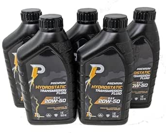Amazon.com: Power Performance 5-Quarts 33006 SAE 20W-50 Hydrostatic ...