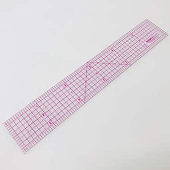 Amazon.com: DIHAN #B50 6" Inch 8ths 16ths multifuction Garment Ruler ...