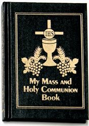 My Mass and Holy Communion Book Standard Black: Devon Trading ...