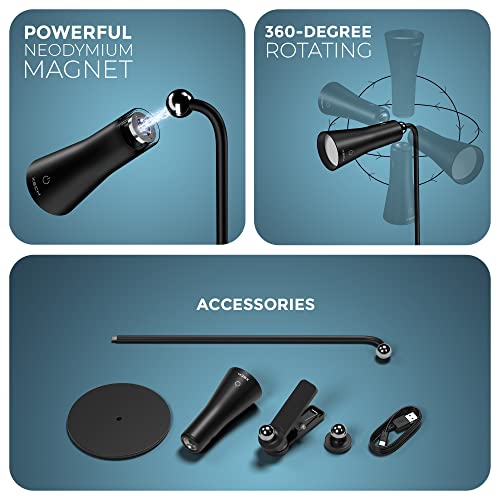 XECH Table Lamp for Study with Multiple Attachments Desk Lamps For ...