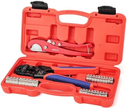 iCrimp PEX Crimping Tool Kit for 3/8 inch, 1/2 inch, 3/4 inch, 1 inch ...