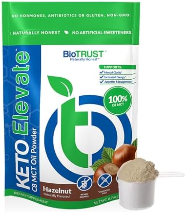Amazon.com: BioTrust Keto Elevate – C8 MCT Oil Powder – Ketogenic MCT ...