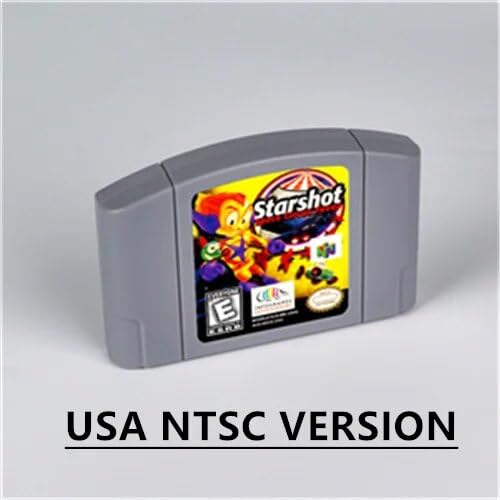 Amazon.com: Starshot - Space Circus Fever for 64 Bit Game Cartridge USA ...