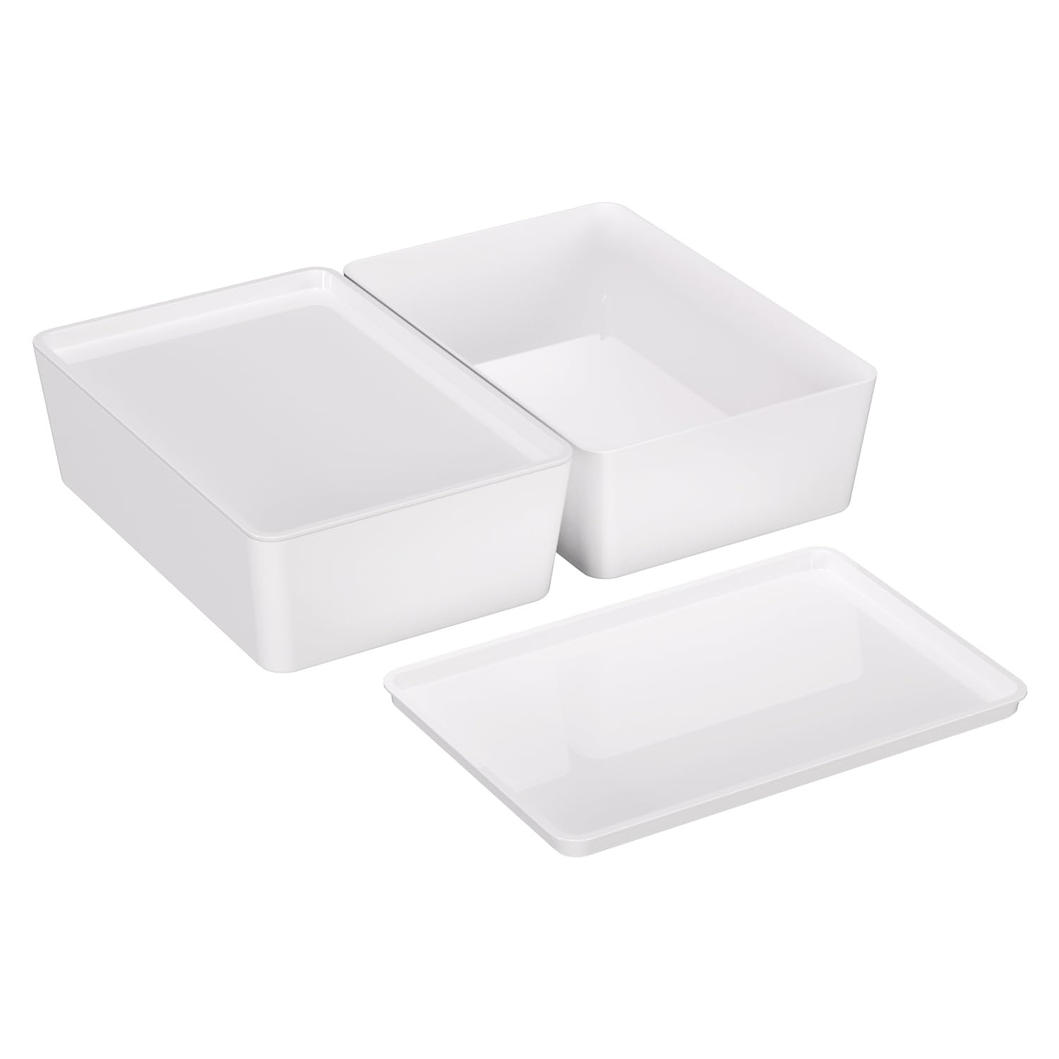 Amazon.com - Storage Bins With Lids Plastic Containers: Plastic ...