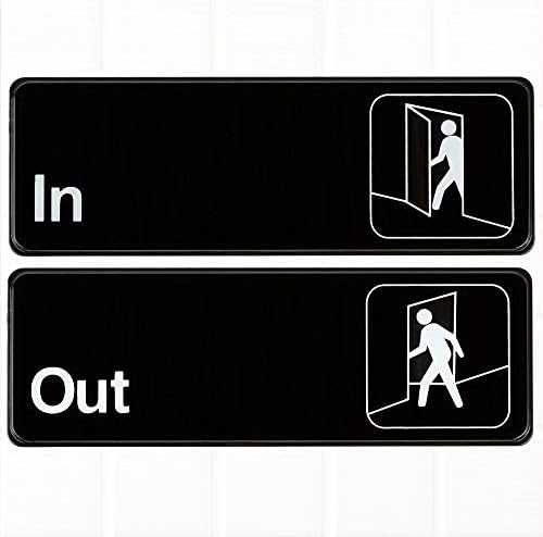 Amazon.com : In or Out Sign,In Out Door Signs for Office Door,Slider ...