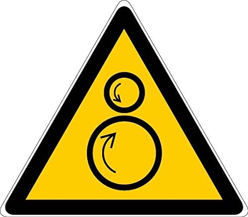 novap Shear – Pack of 6 Hazard Symbols Triangle Symbol – 100 mm ...