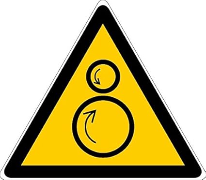 novap Shear – Pack of 6 Hazard Symbols Triangle Symbol – 100 mm ...